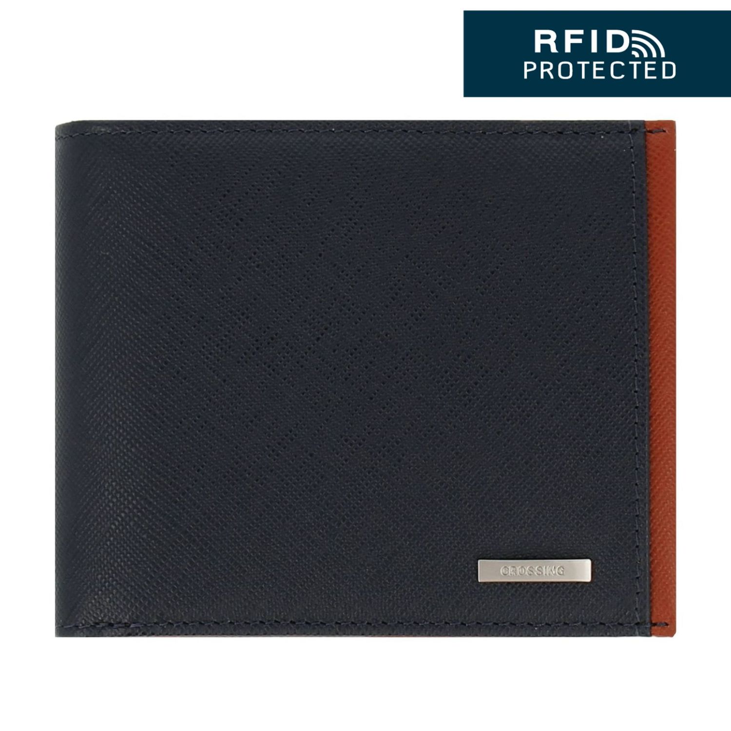 Buy Crossing Modish Bi-fold Leather Wallet With Flap And Coin Pouch ...