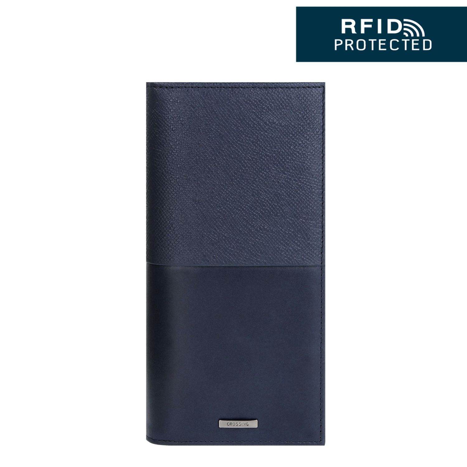 Buy Crossing Infinite Long Leather Wallet RFID - Blue in Singapore ...